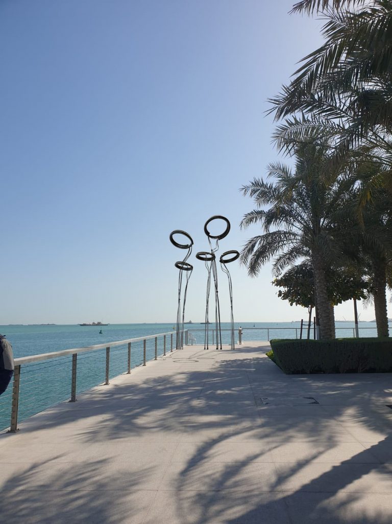 Sculpture by Local Artist that Represents Qatar’s resilience Sculpture ...
